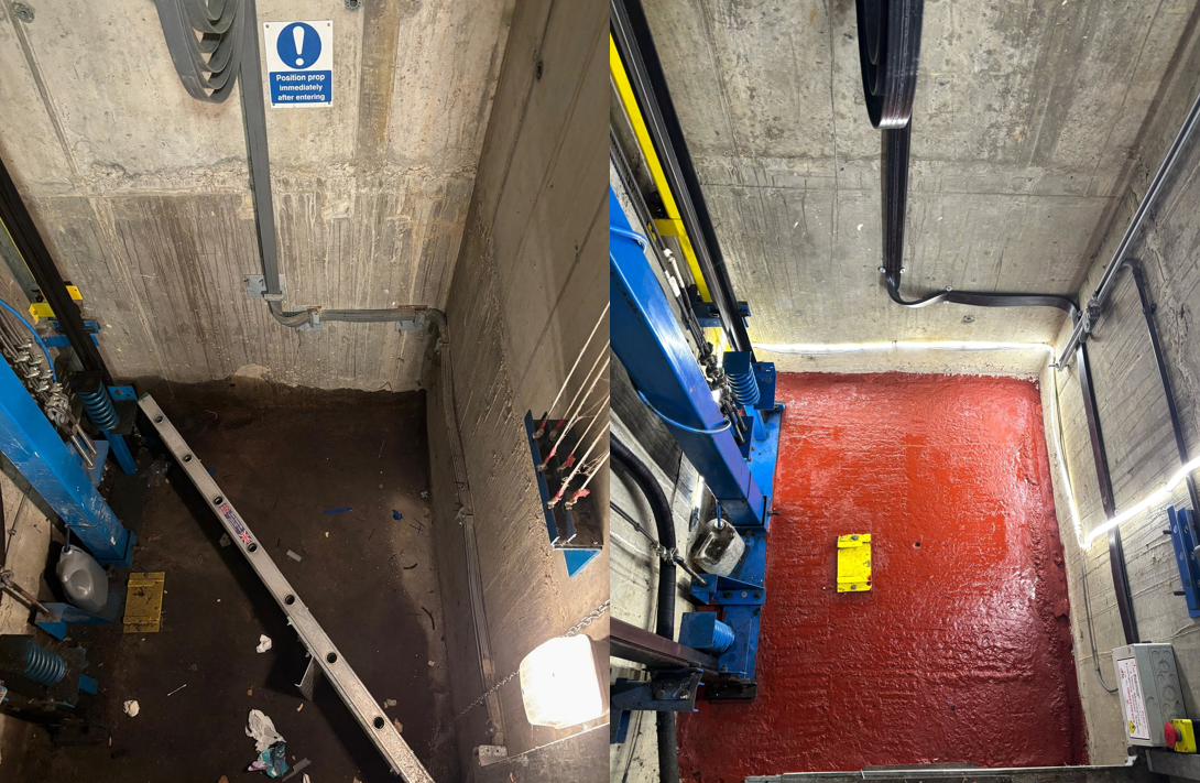 Before & After - Amalgamated Lifts Amalgamated Lifts